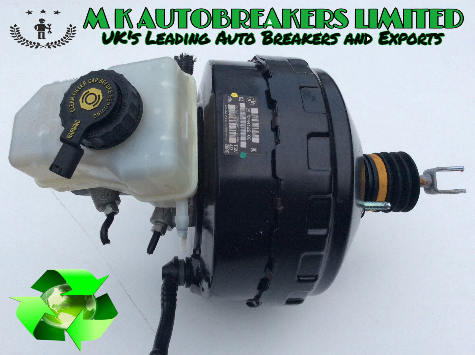 BMW 3 Series E90 E91 From 05-08 Brake Servo with Master Cylinder ...